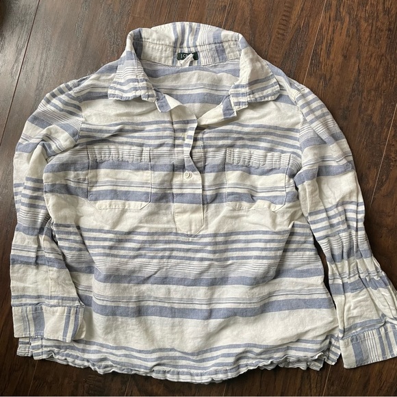 J. Crew | Tops | Jcrew Linen Blend Top | Poshmark